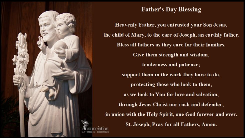 Prayer Requests for Fathers | Annunciation Catholic Church